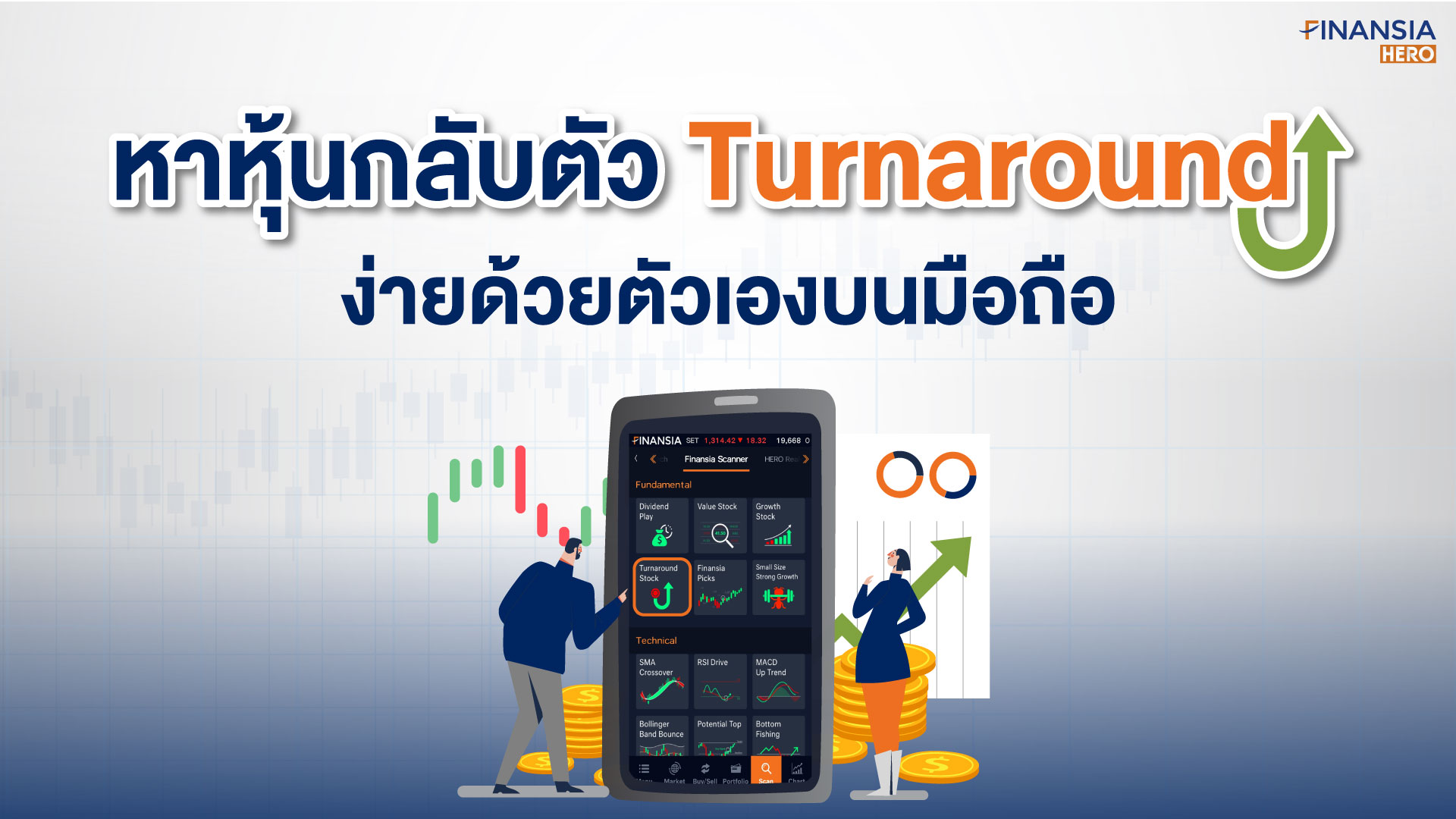 ทริกเด็ดหาหุ้นกลับตัว “Turnaround” ง่ายๆ บนโปรแกรมเทรดหุ้น Finansia ...