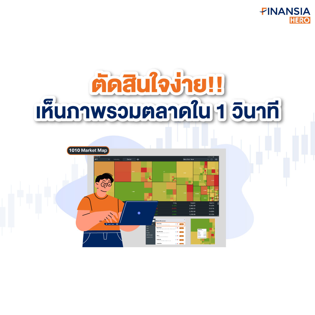“Market Map” จอเดียวเห็นภาพรวมตลาดหุ้นในพริบตา - Finansia HERO